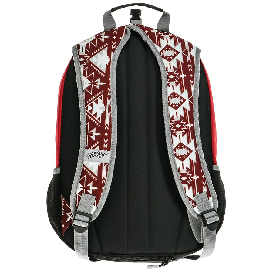 "Rockstar" Hooey Backpack Burgundy/Black Aztec – Rockin R Western Store LLC